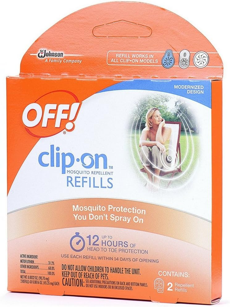 Amazon.com : OFF! Clip On Mosquito Repellent Fan Unit 1 ea ( Pack of 3 ...