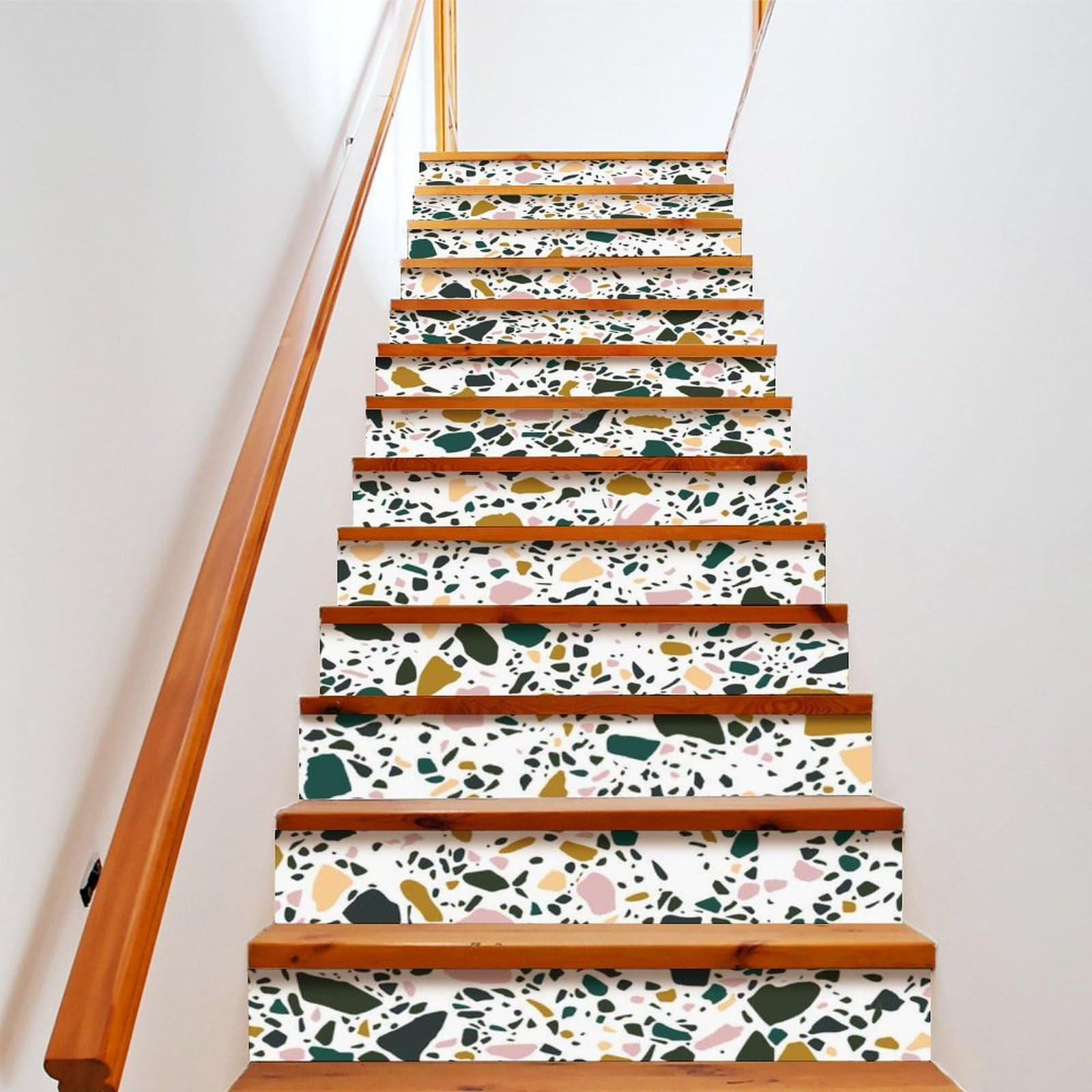 Stair Case Boho Wooden Staircase Beside Green Cactus Plants And