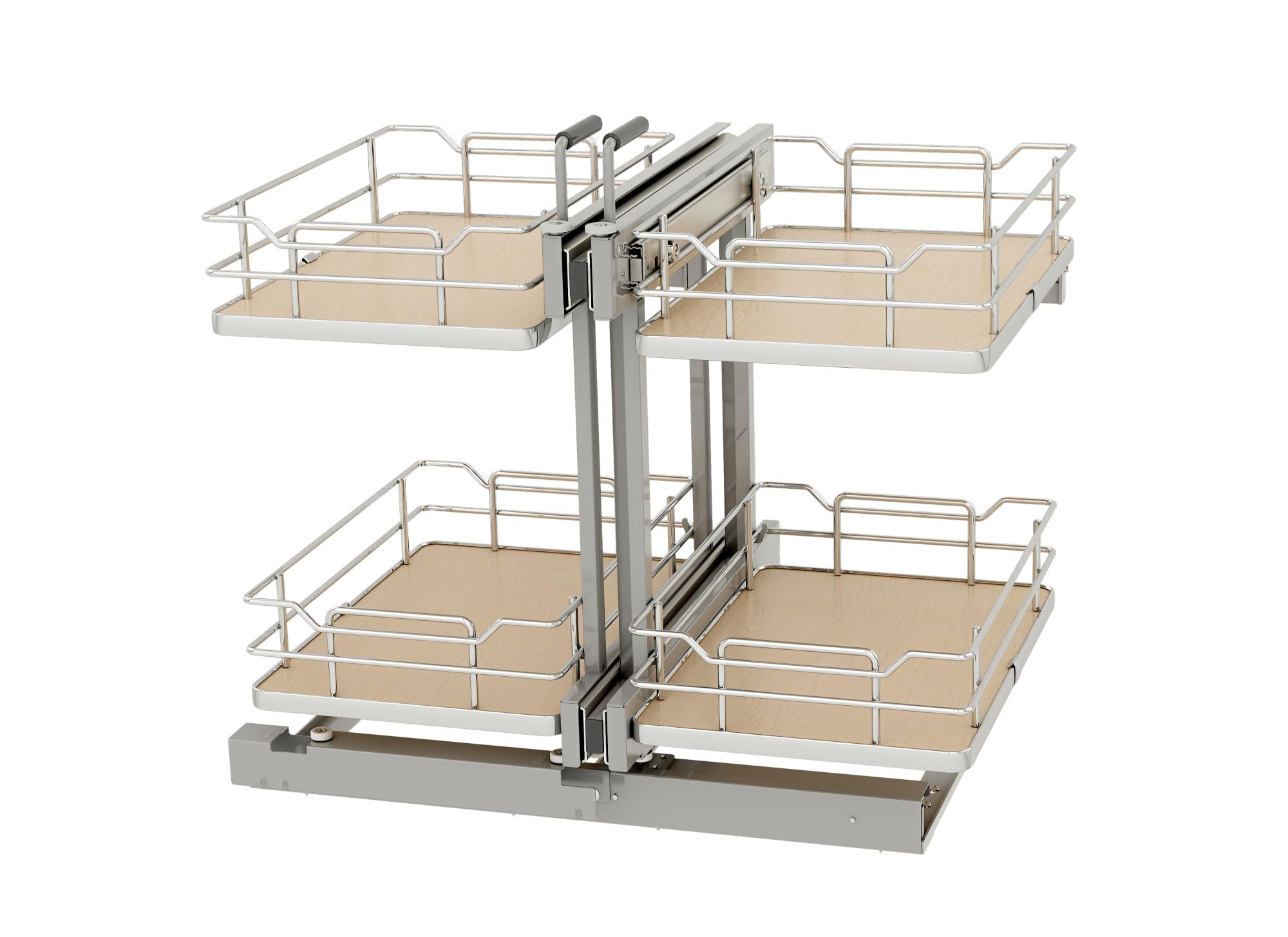 Amazon.com: Rev-A-Shelf Steel Two-Tier Pullout Solid Bottom Organizer ...