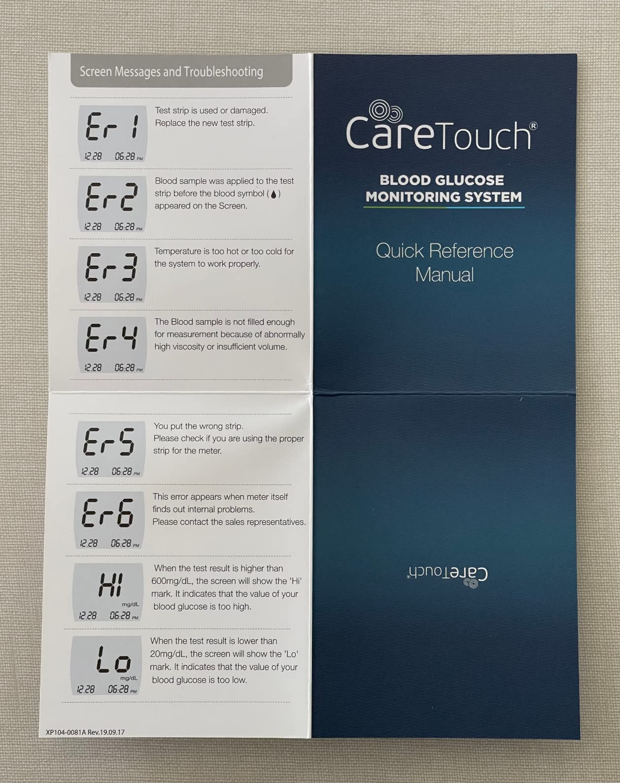 $10/mo - Finance Care Touch Blood Glucose Monitor Kit-Diabetes Testing ...