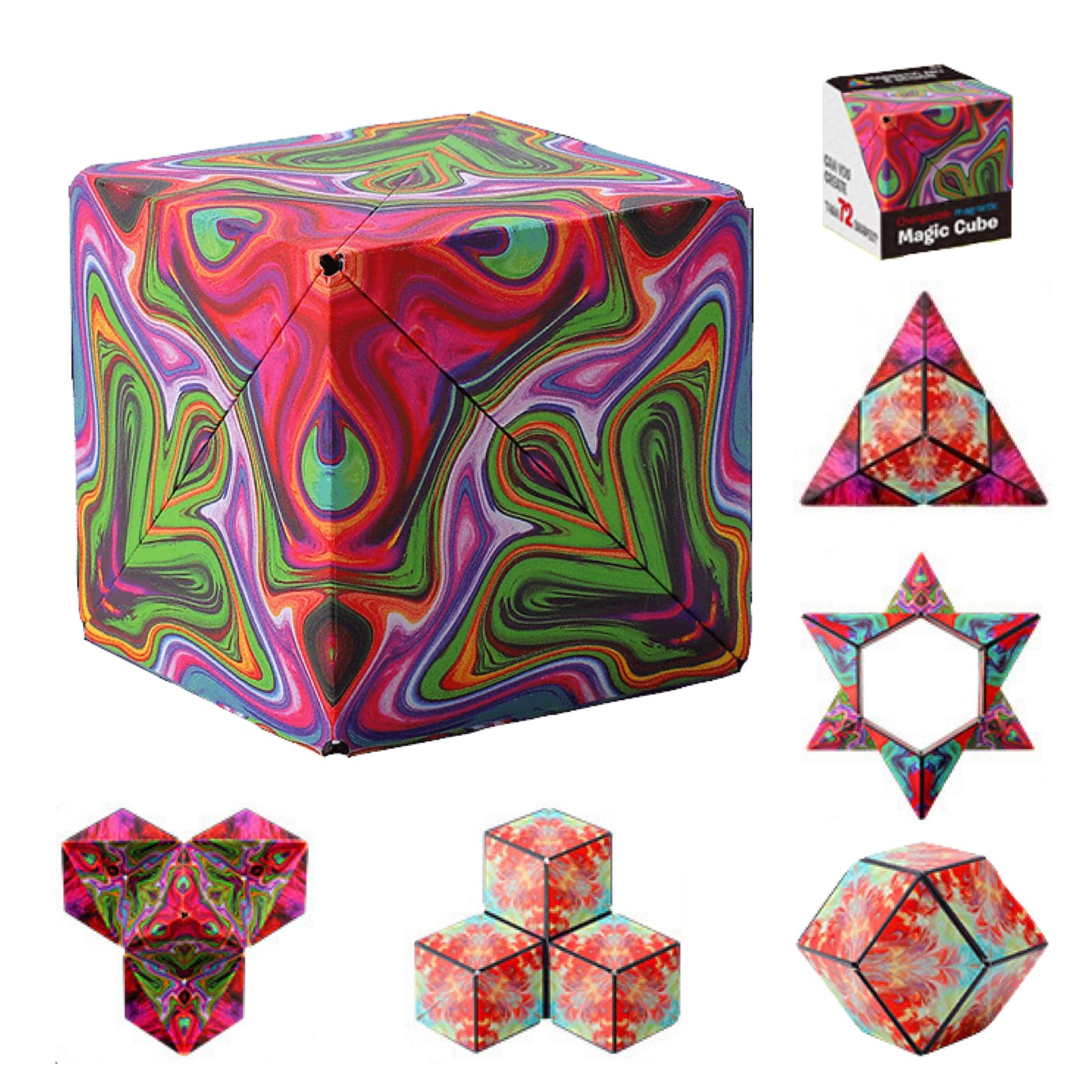 Magic Cube The Shape Shifting Box Magnetic Puzzle Box STEM/STEAM 3D ...