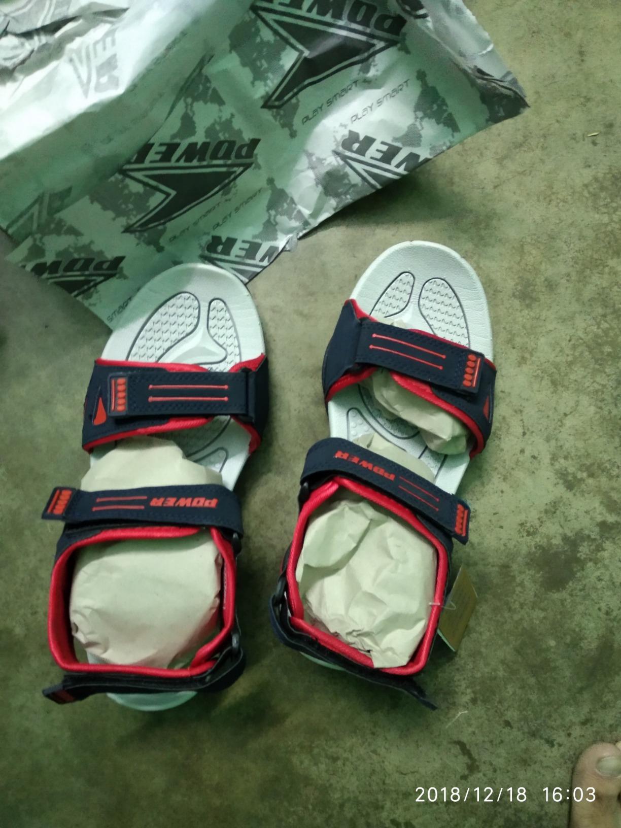 Buy Power mens TERRY Black Sandal - 8 UK (8616505) at Amazon.in