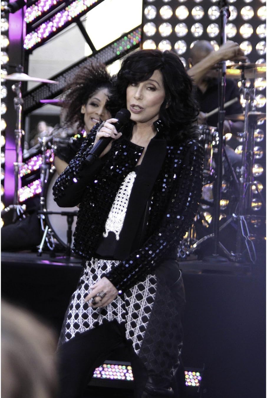 Amazon.com: Globe Photos ArtPrints Cher Performing for The Today Show ...