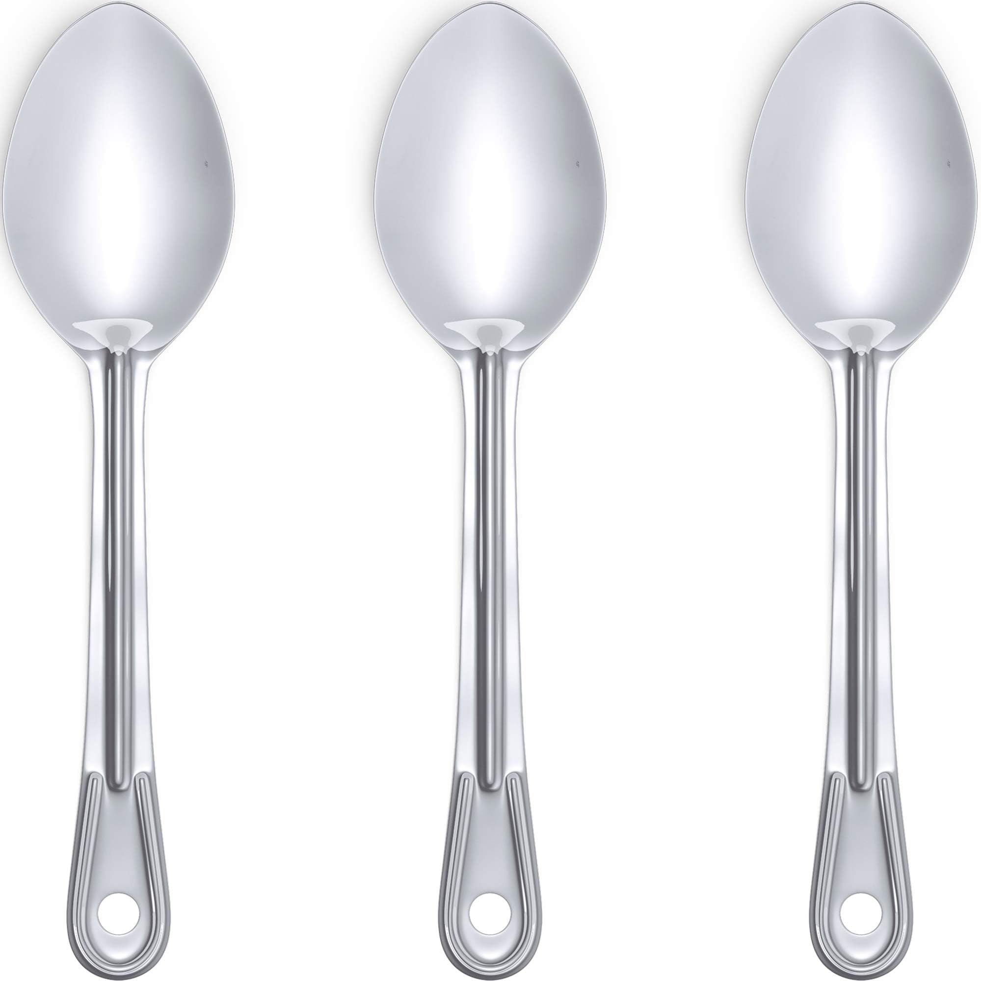 Amazon.com: Super Strong, Ergonomic 11 in Serving Spoon 6 Pk (2 of Each ...