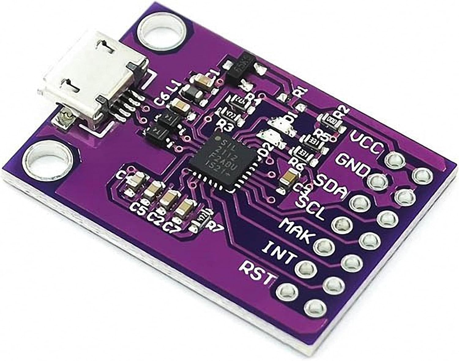 2pcs Mcu 2112 Cp2112 Debugging Board Usb To I2c Communication Module Mcu 2112 Cp2112 Debug