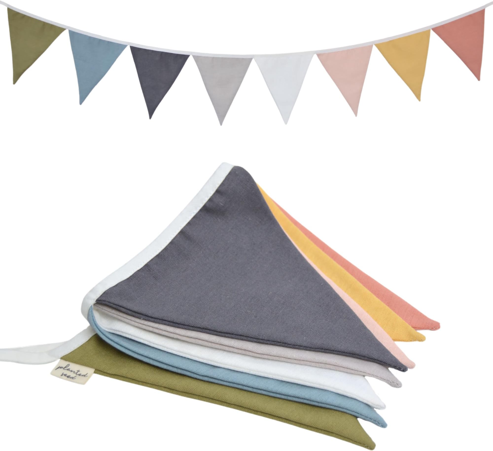Amazon.com: Felt Bunting Banner - Colorful Bunting Banner, Boho Nursery ...