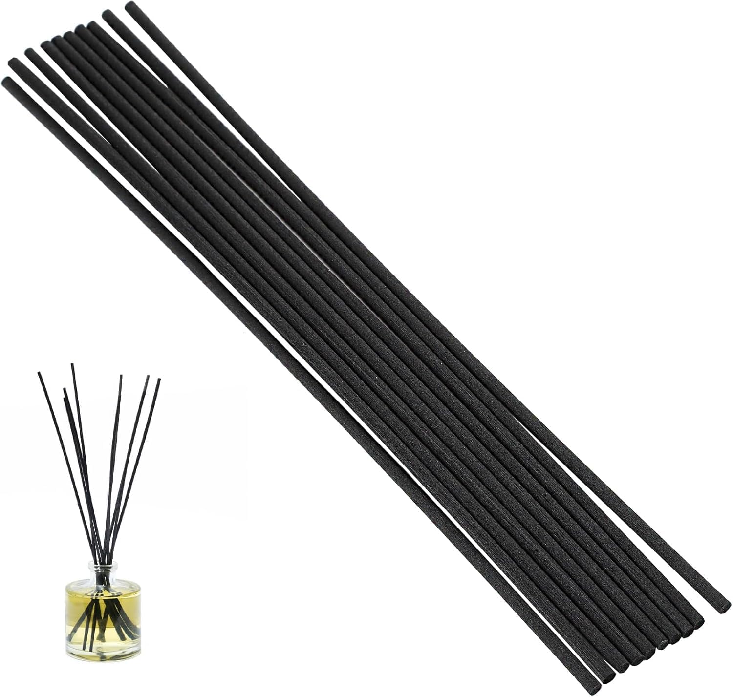 Reed Diffuser Sticks 30 CM Black Fibre Sticks Oil Aroma Diffuser Sticks ...