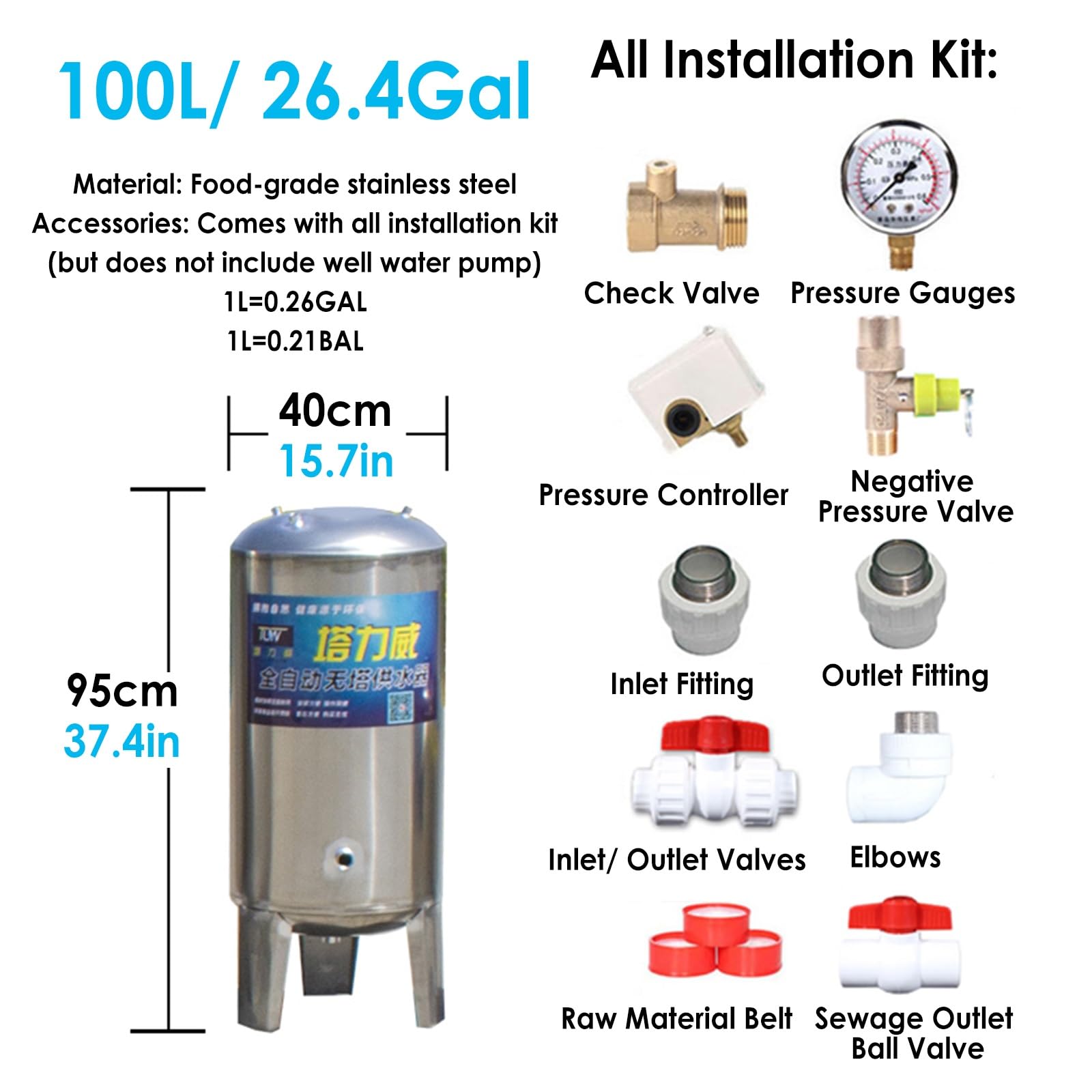 Water Pressure Tanks For Wells Well Water Pressure Tanks Installation,