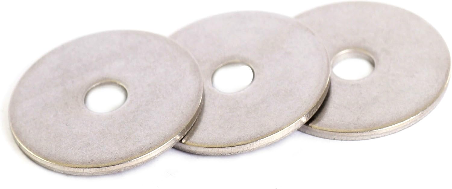 Amazon.com: Bolt Base A2 Stainless Steel Penny Repair Washers Mudguard ...