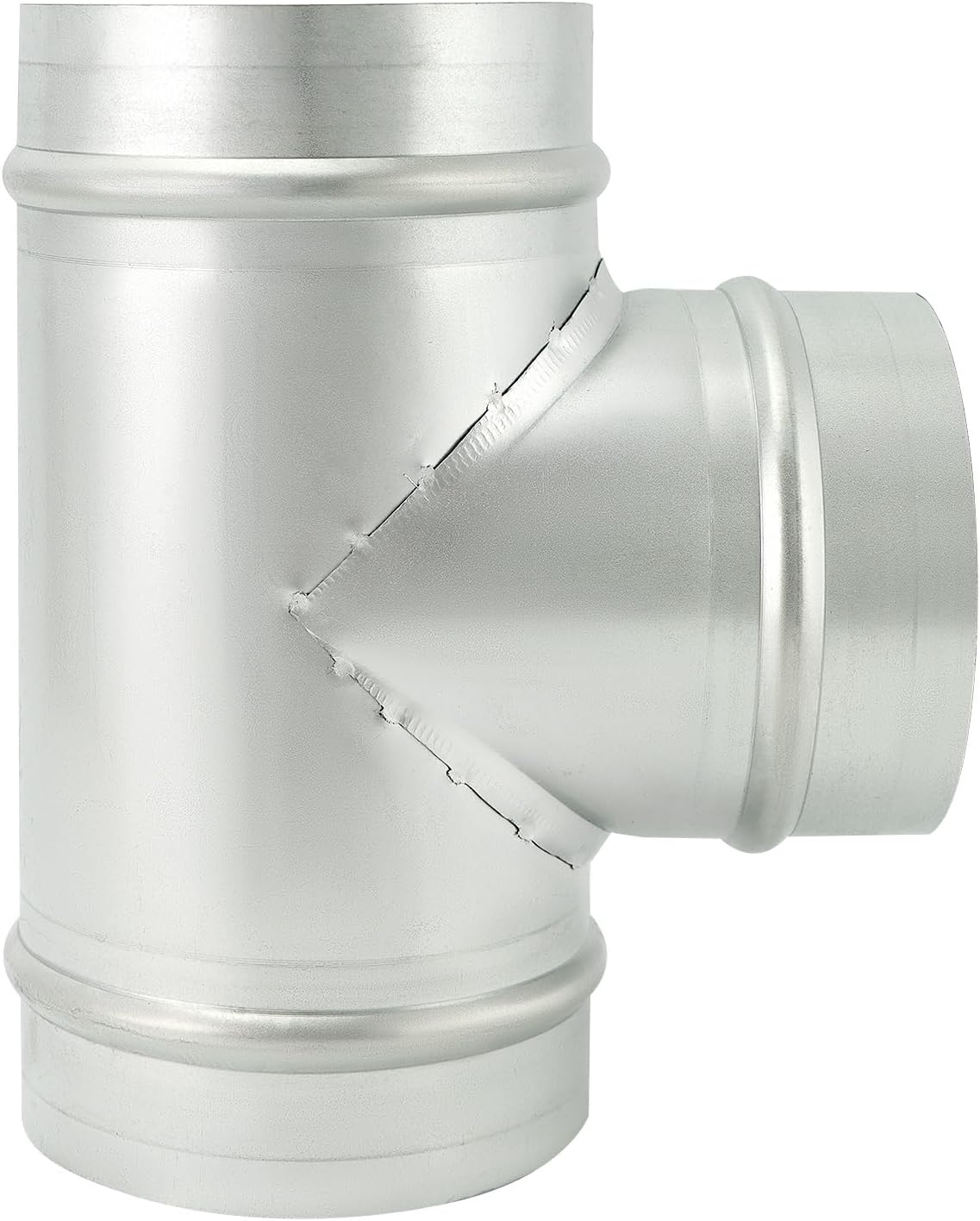 Amazon.com: QWORK 4'' T Shape Duct Connector 3 Way Hose Adapter ...