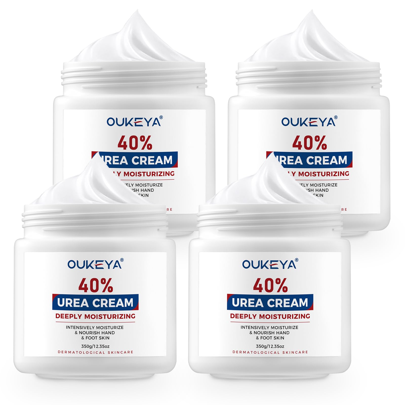 Amazon.com : OUKEYA Urea Cream 40 Percent, Urea Foot & Hand Cream for Dry Cracked, 40 per Urea ...