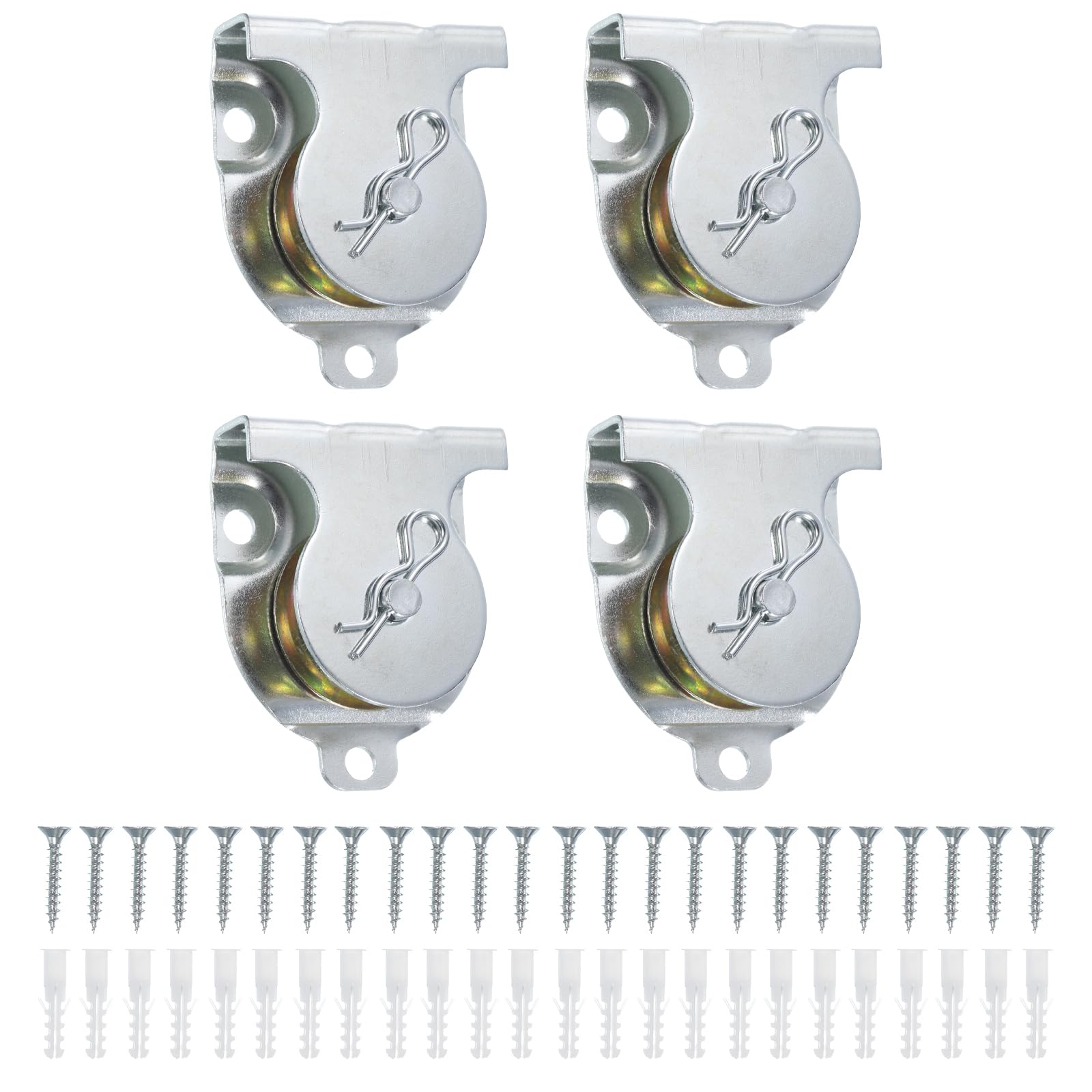 Quarkzman Set Of 4 84 Mm Ceiling Mounted Single Pulley | Desertcart INDIA
