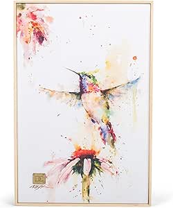 Amazon.com: Demdaco Dean Crouser PeeWee Hummingbird Gallery Wrapped Canvas Print 12 x 8 Ash Wood ...