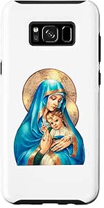 Amazon.com: Galaxy S8+ Holy Mother Mary Mother of Jesus Vintage ...