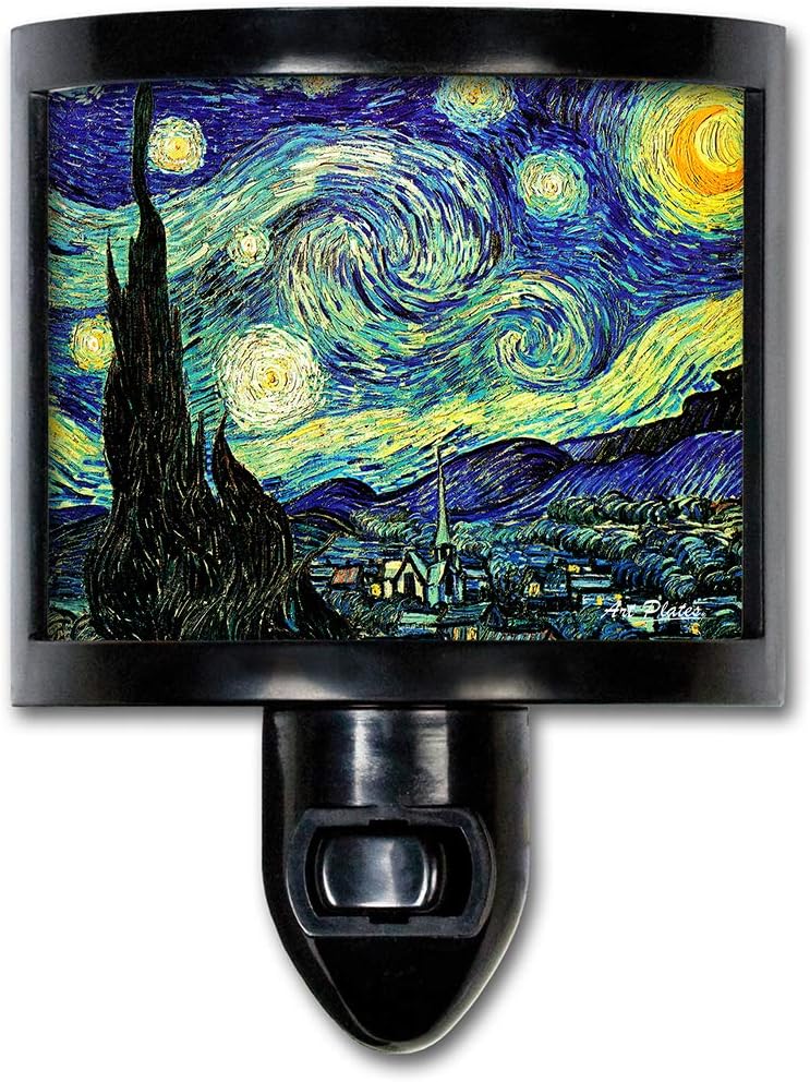 Art Plates NL-5 Van Gogh Starry Night Light - Van Gogh Accessories ...