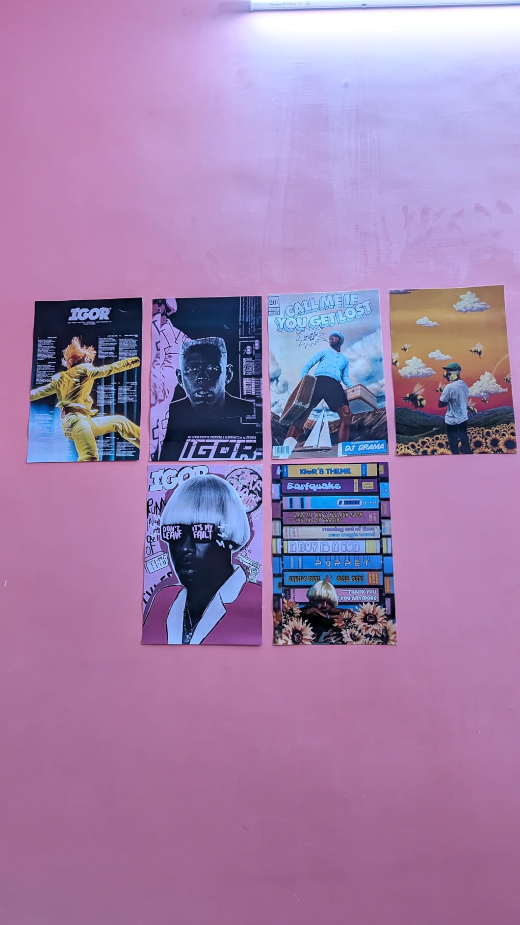 POSTER WALLAH Set of 6 Tyler The Creator Poster for Home Office and ...
