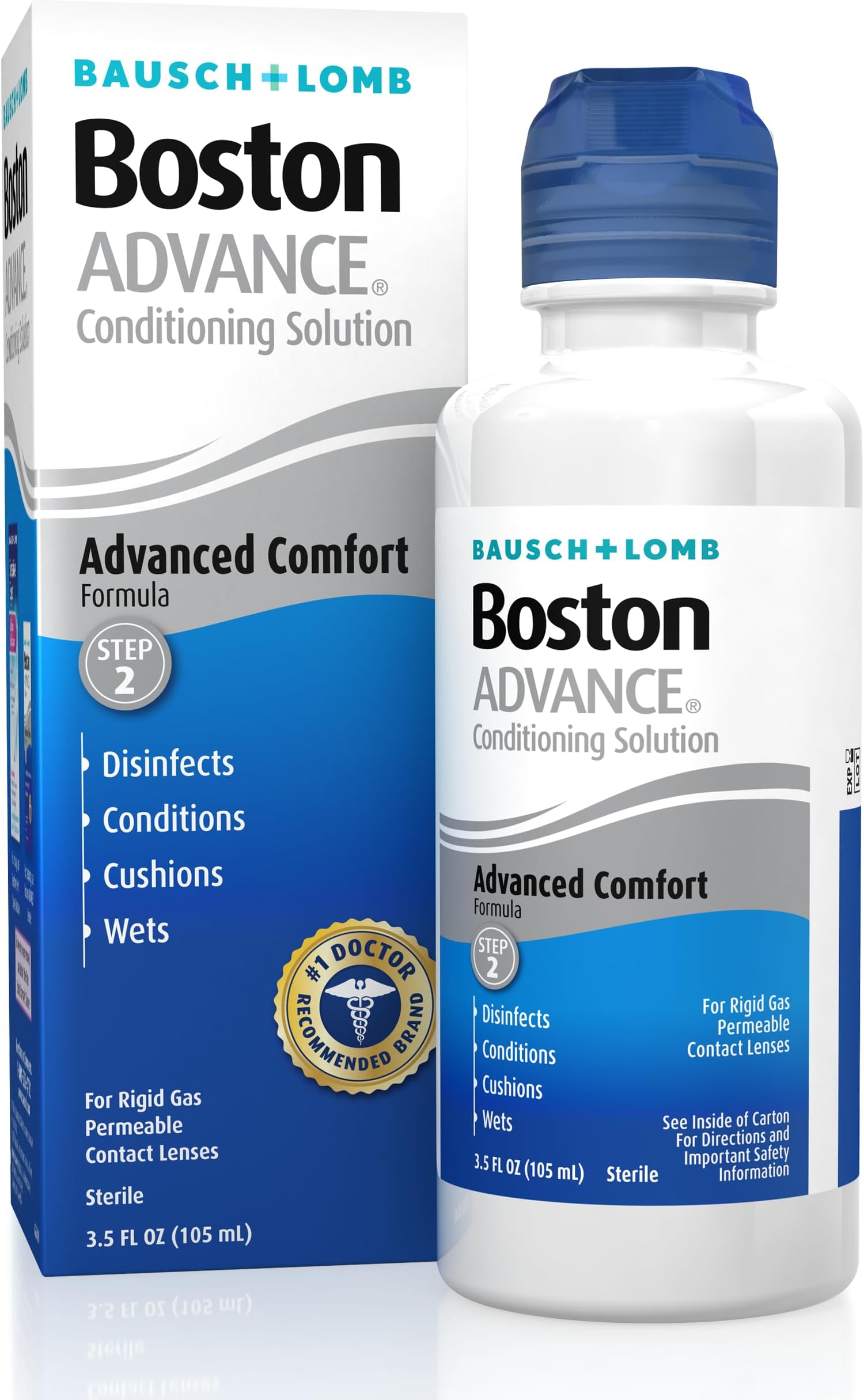 Amazon.com: Boston Simplus Multi-Action Solution 3.5 oz – 2-in-1 ...