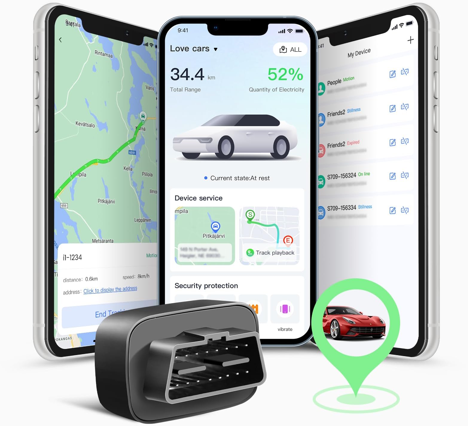 Amazon.com: Cycloop Bike GPS Tracker - Smart Bike Tracker Anti Theft ...