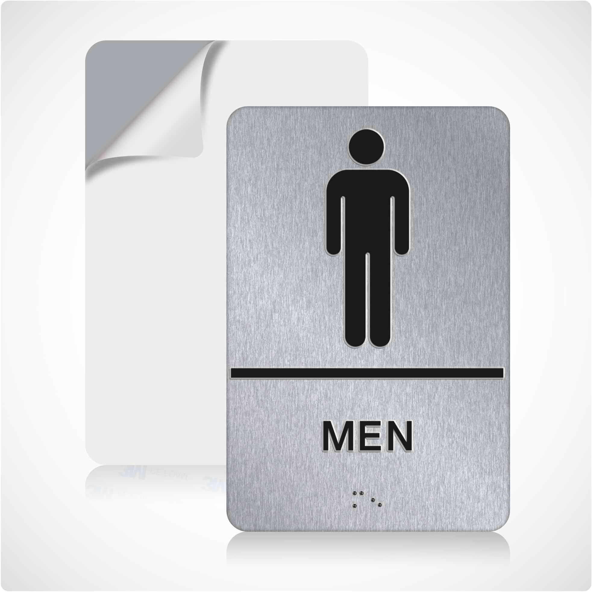 Amazon.com : ADA Restroom Sign for Men, Bathroom Signs for Your ...