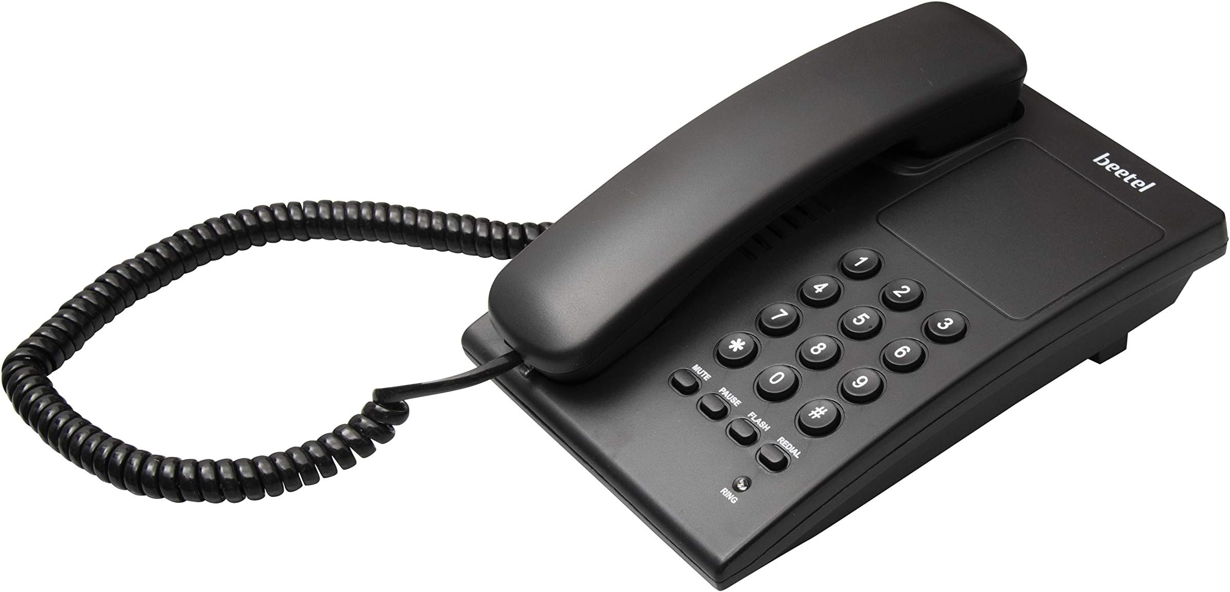 Beetel B17 Corded Landline Phone, Ringer Volume Control, LED for Ring ...