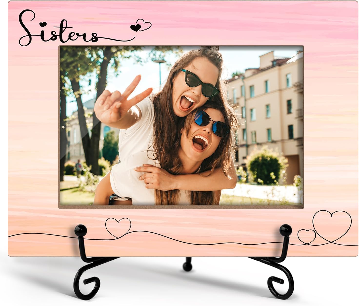 Amazon.com - Yuansail Sisters 4x6 Wooden Picture Frame - Gifts for ...