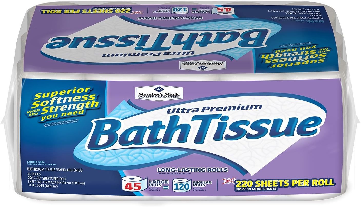 Amazon.com: Member's Mark Ultra Premium Bath Tissue, 2 ply (232 sheets ...