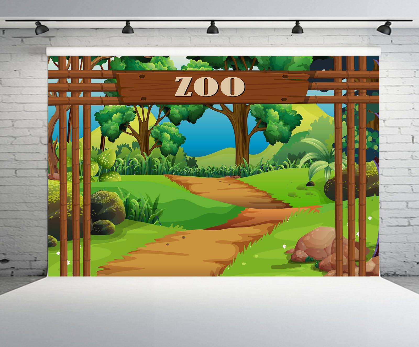 Cartoon Zoo Gate