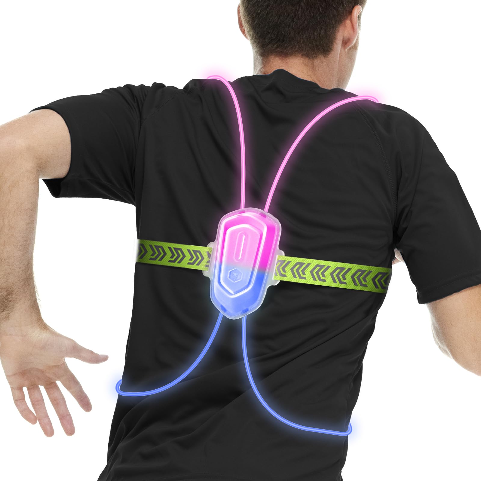 Amazon.com : LED Safety Vest, Running Light Vest, Running Lights for ...