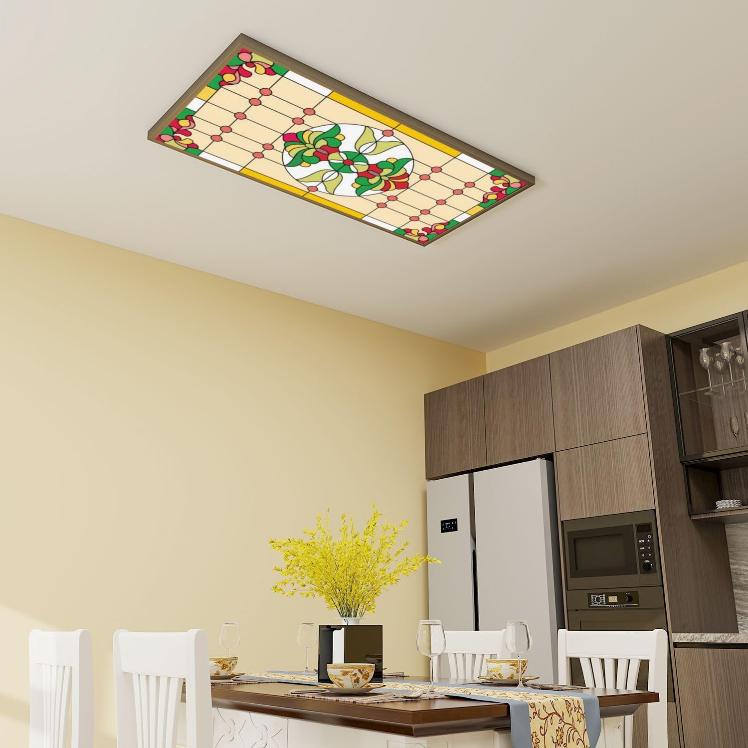 Stained Glass Ceiling Light Covers