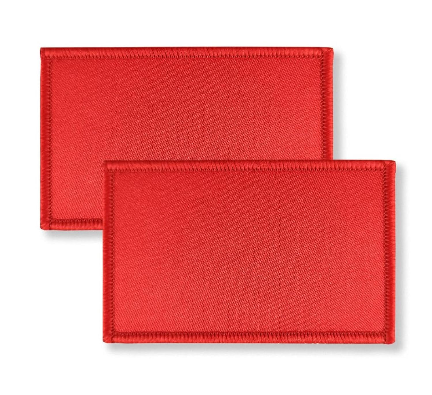 Amazon.com: Overdecor Solid Red Flag Patch Plain Red Tactical Patch ...