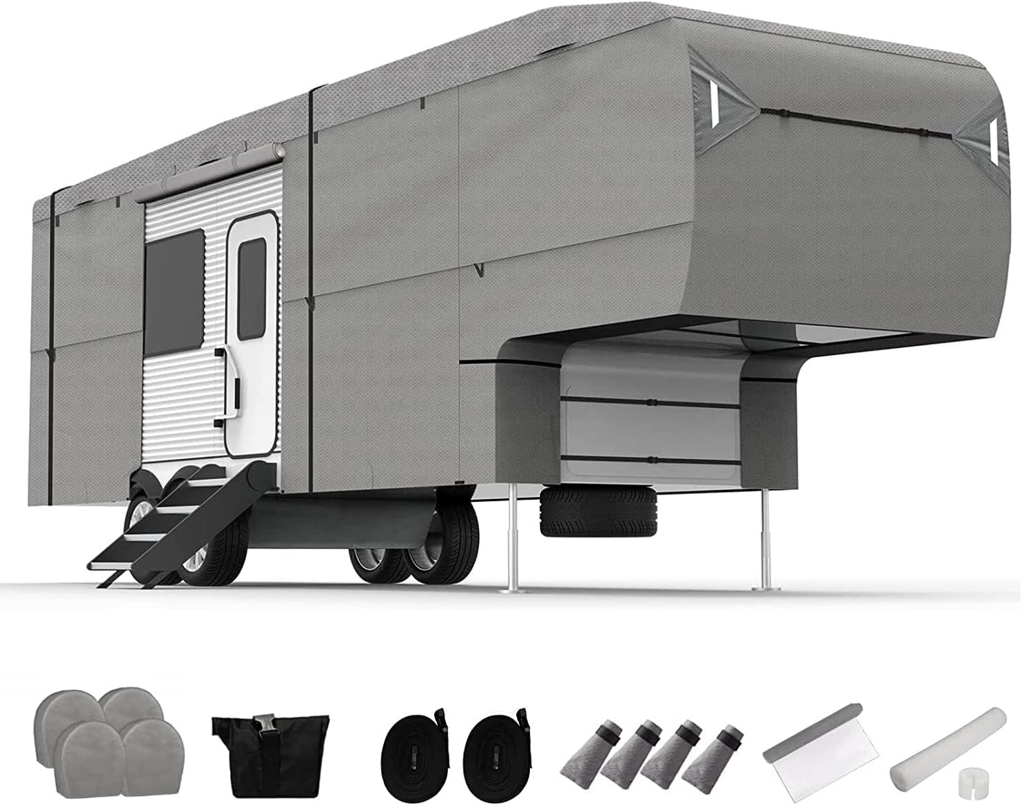 Amazon.com: 5th Wheel RV Cover 29'-33' Extra-Thick 5 Layers Anti-UV Top ...