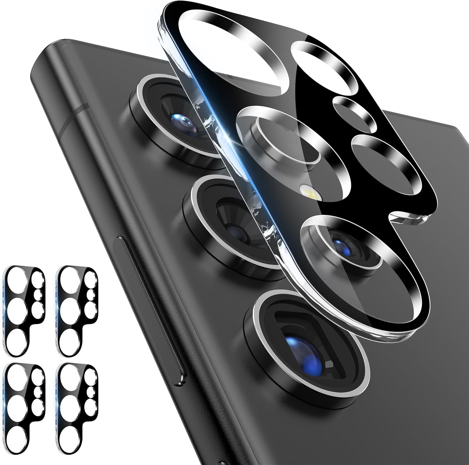 Amazon.com: 4 Pack Camera Lens Screen Protector for Samsung Galaxy S24 ...
