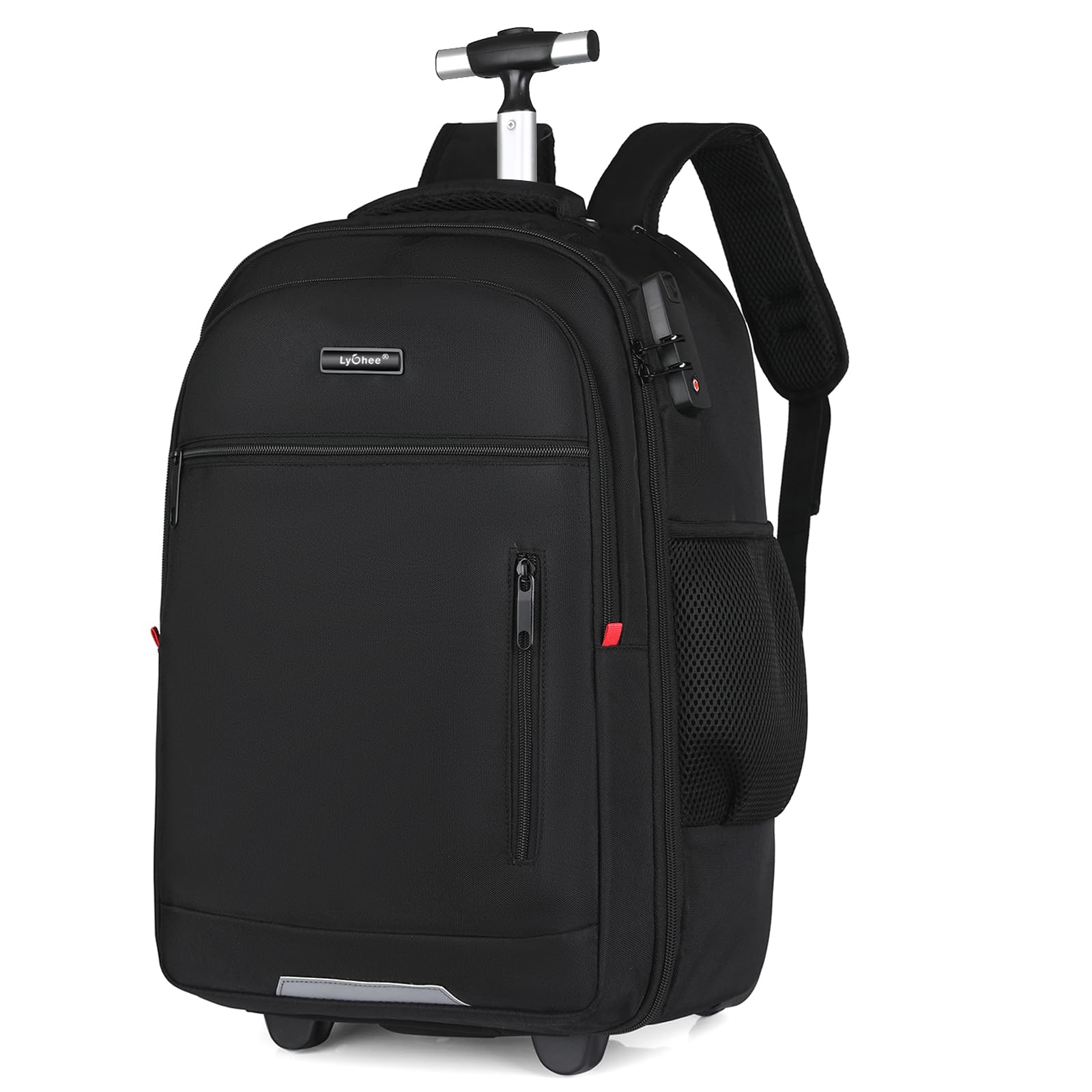 Snapklik.com : Lychee Concealable Rolling Backpack-Adult Business ...