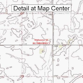 Amazon.com : USGS Topographic Quadrangle Map - Wabasso SE, Minnesota ...