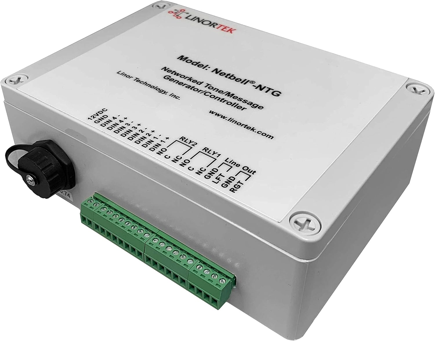 Amazon.com: Linortek Netbell-NTG Network Enabled PA System Controller ...