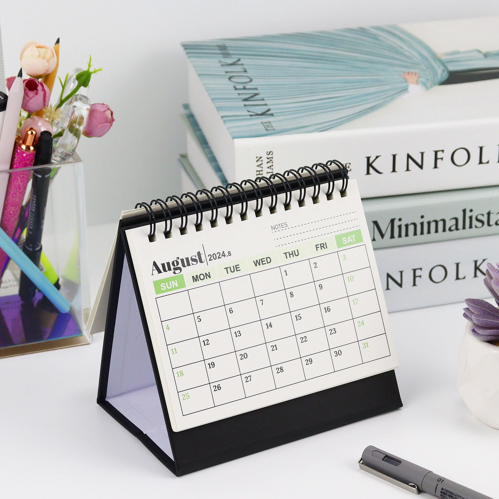 Snapklik.com : Koqye 2025 Desk Calendar,Standing Flip Desktop Calendar ...