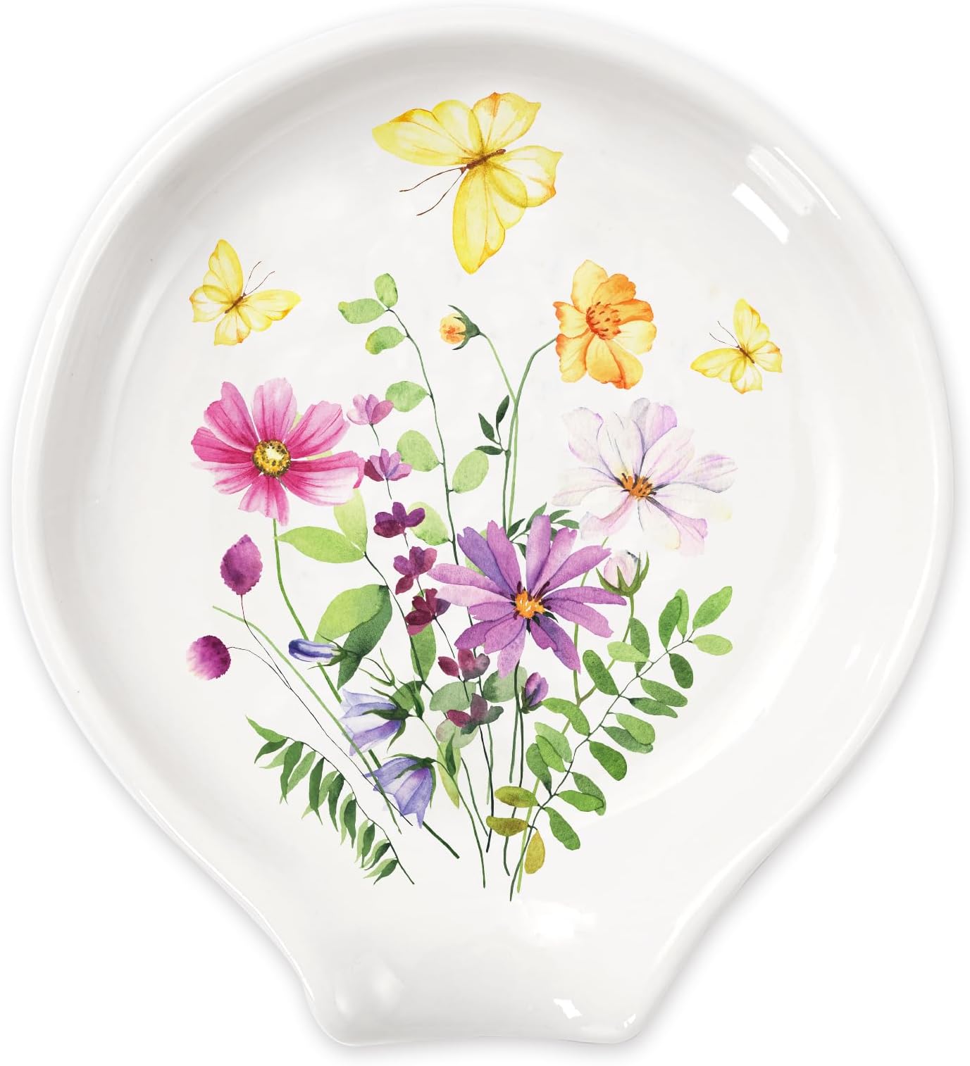 Amazon.com: JarThenaAMCS Easter Spoon Rest Easter Bunny Flower Ceramic ...