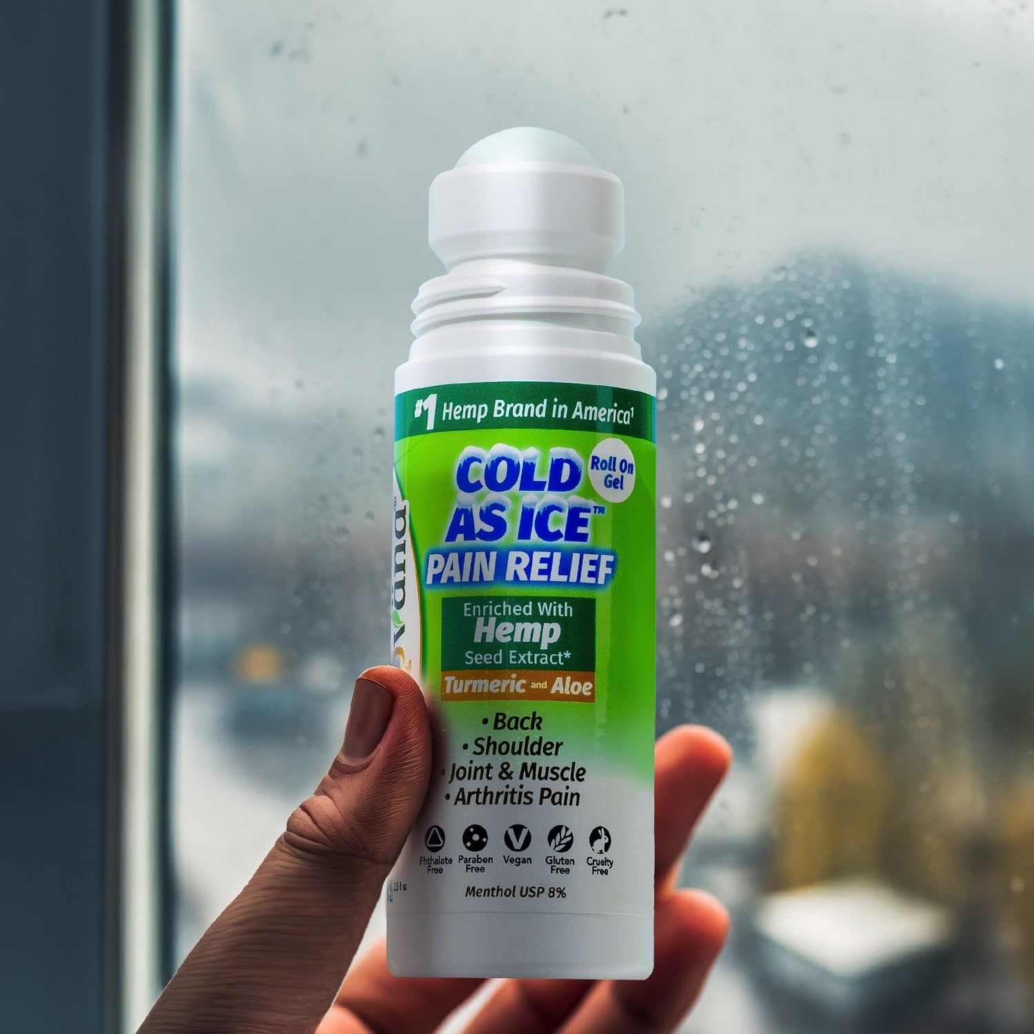 Snapklik.com : Cold As Ice Pain Relief Roll-On, Fast-Acting Menthol ...