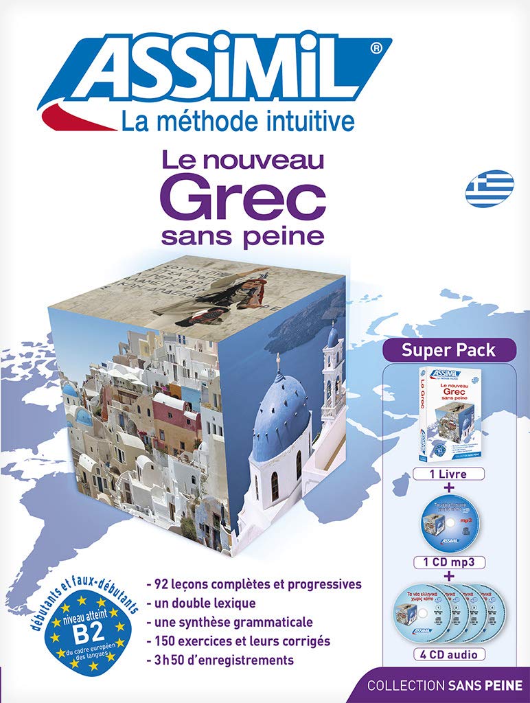 Amazon.com: Assimil Le Nouveau Grec Sans Peine (Book plus 4 CD plus 1 ...