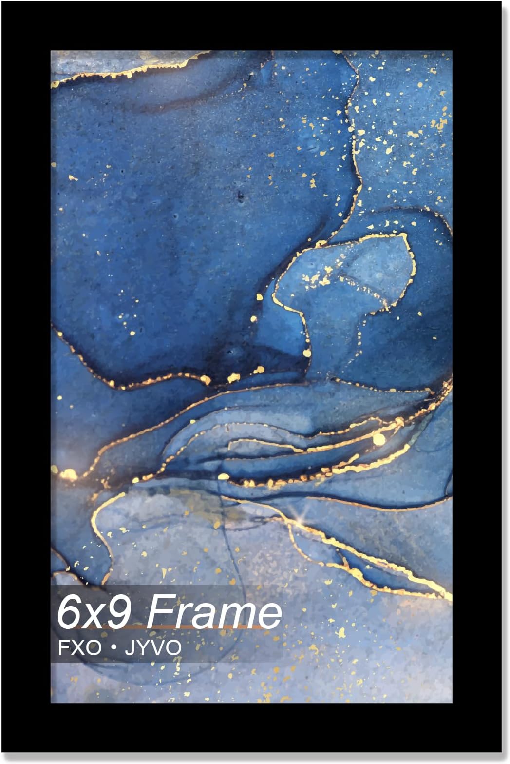 Amazon.com - A PLUS MAX 6x9 Picture Frame, Black Engineered Wood Frame ...