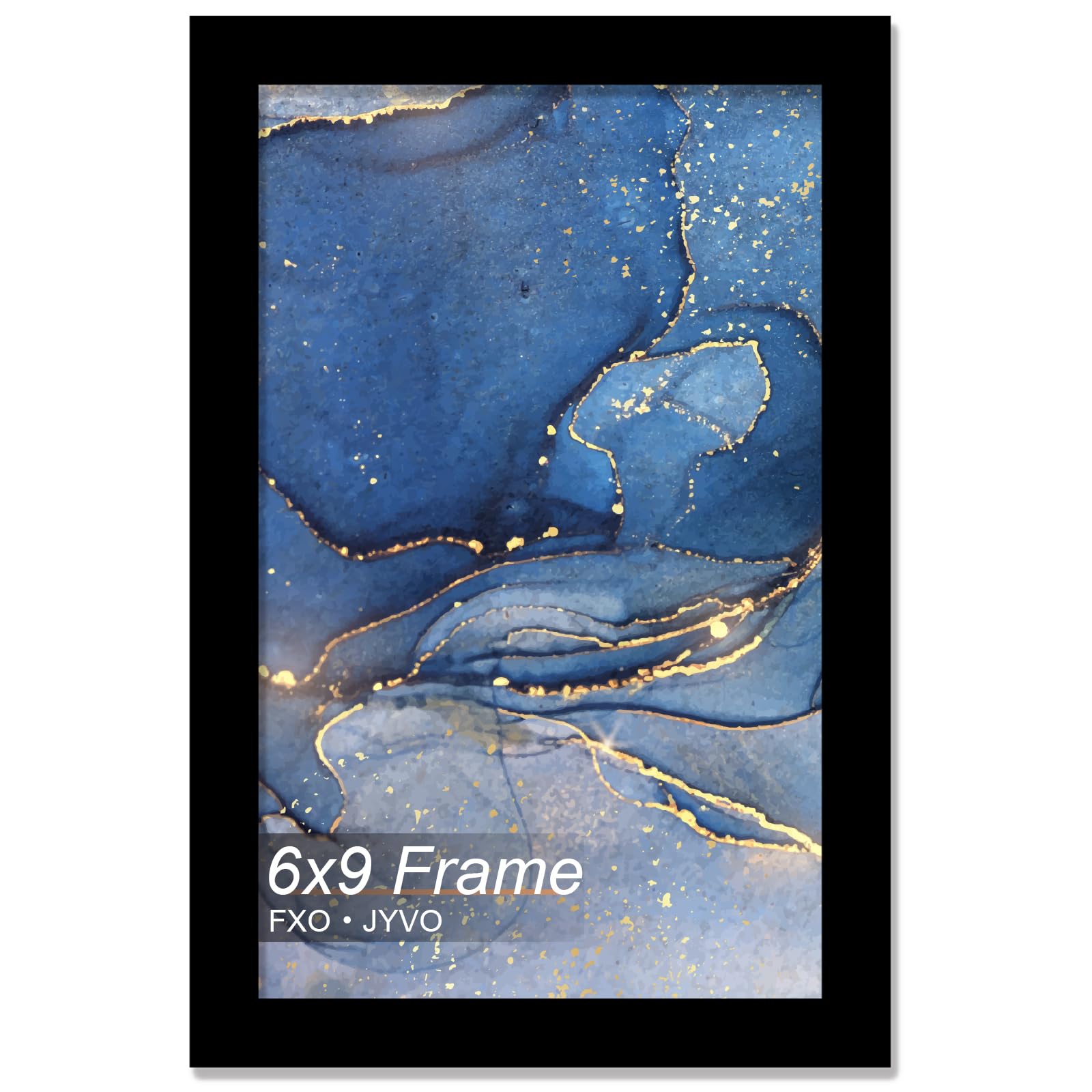 Amazon.com - Fxojyvo 6x9 Picture Frame, Black Frame for 6 x 9 Inch ...