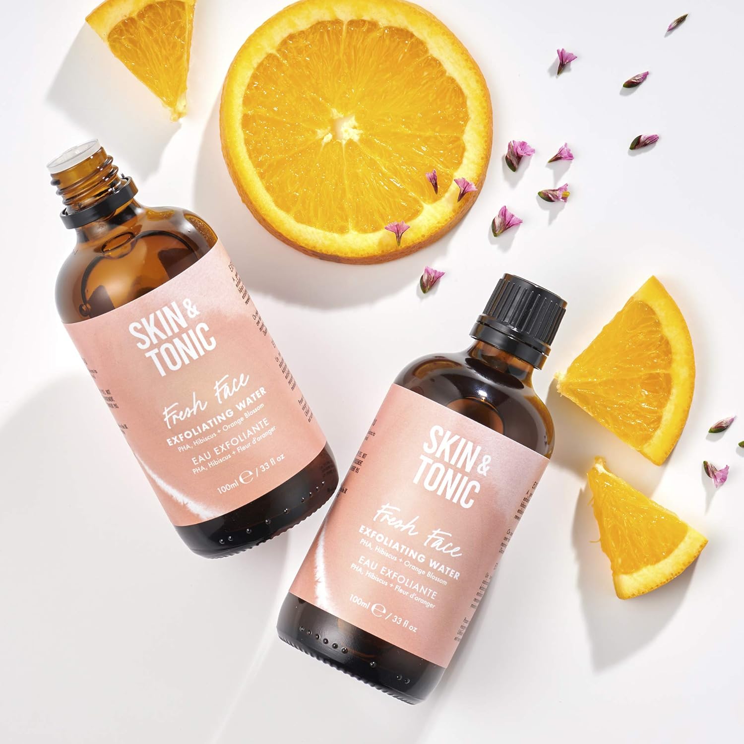 Skin & Tonic Fresh Face Exfoliating Water – Brightening, Gentle Liquid ...