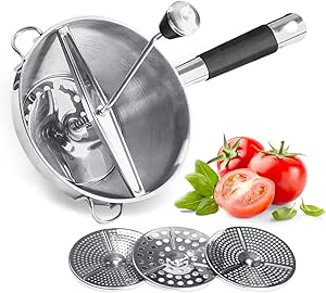 Amazon.com: Food Mill For Mashed Potatoes Tomato Sauce Apple Sauce ...