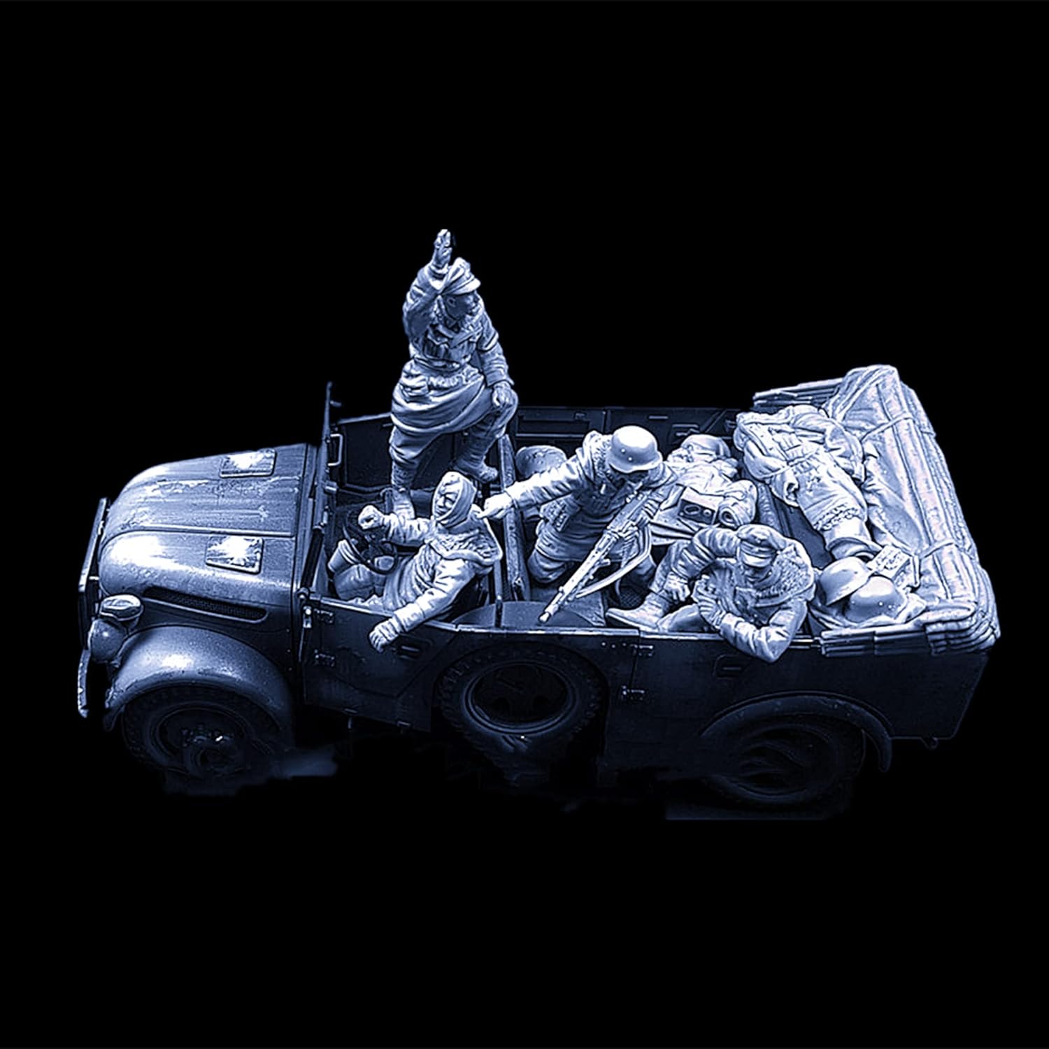 Amazon.com: 1/35 Resin Miniature Model kit WWII German Soldier Resin ...