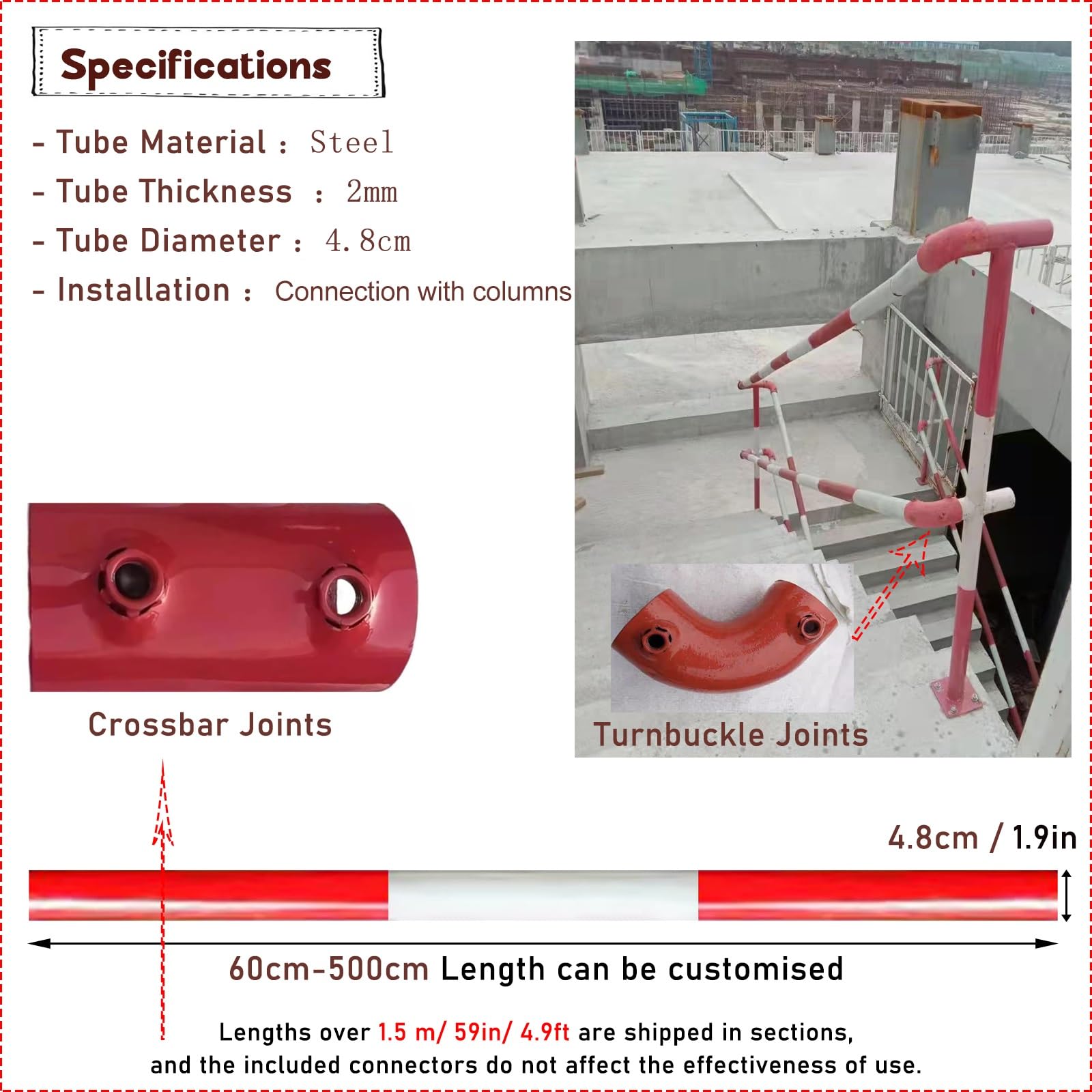 Construction Site Temporary Wooden Handrail OSHA Railing Requirements