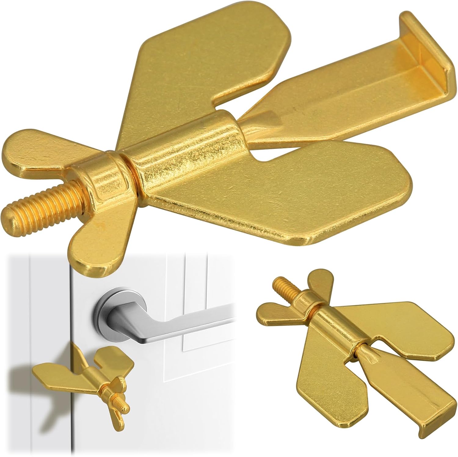 1PCS Portable Door Lock,Home Security Door Locker Travel Lockdown Locks ...