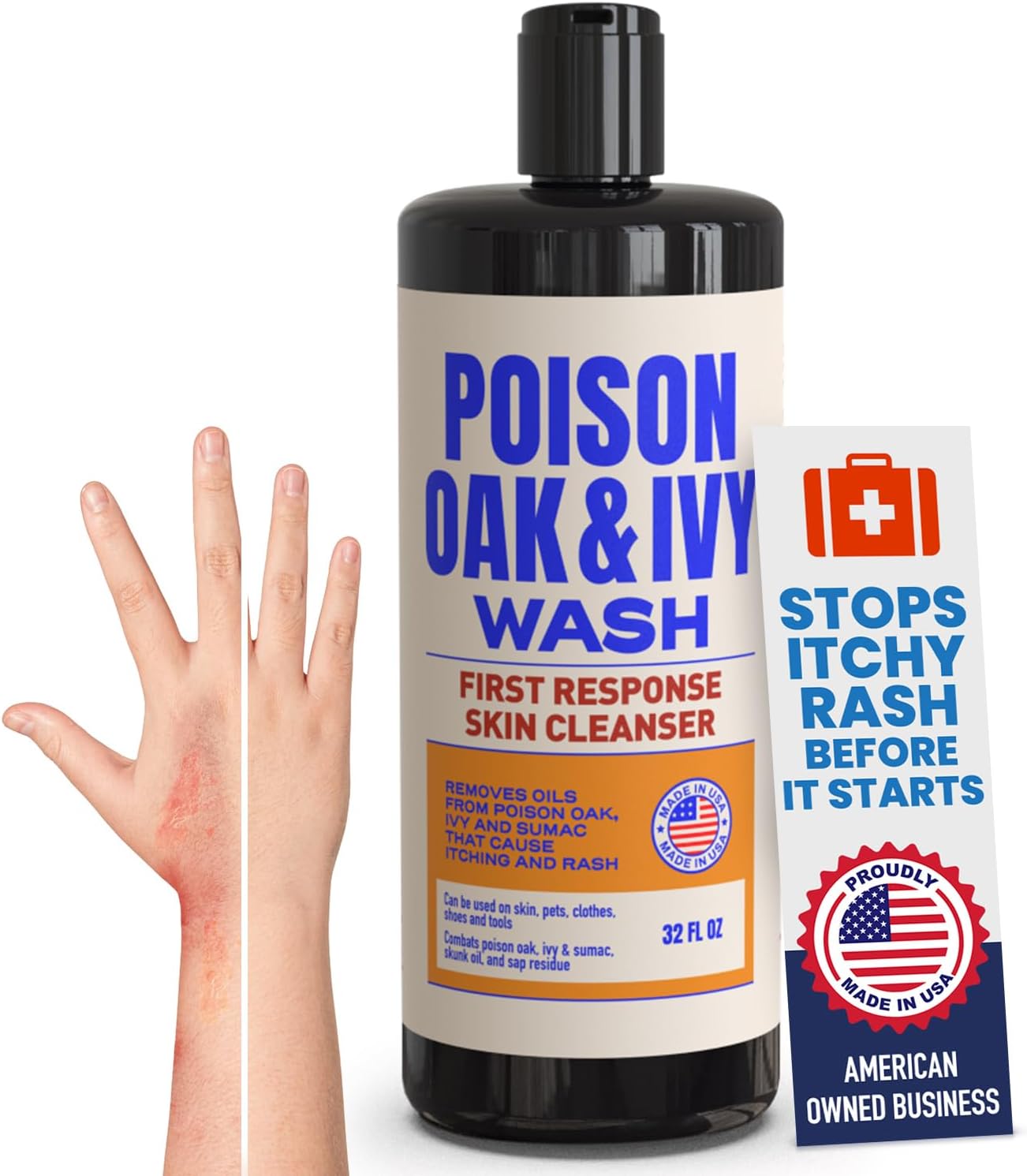 Amazon.com : [32 Ounce] Poison Ivy Skin Cleanser/Wash - Compare to ...