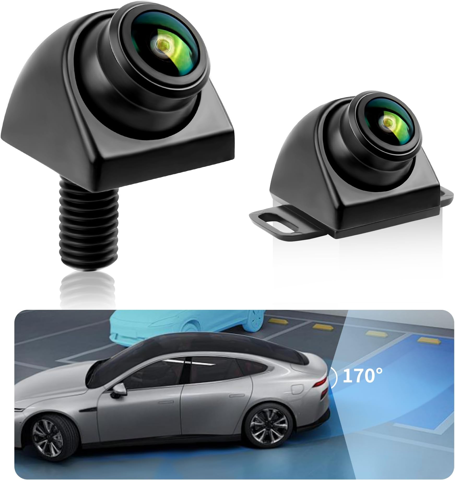 Amazon.com: 720P HD Back up Camera for Cars 360° Adjustable,4 Pin AV ...