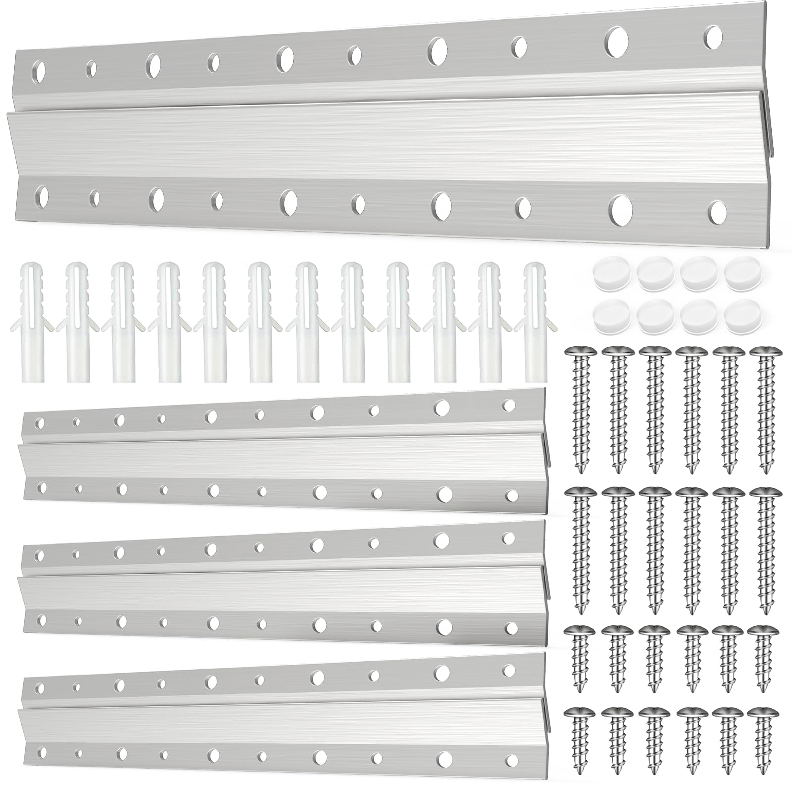French Cleat Hanger 10 Inch - 4 Pairs, Z Bar Hanger Supports 60 Lbs ...