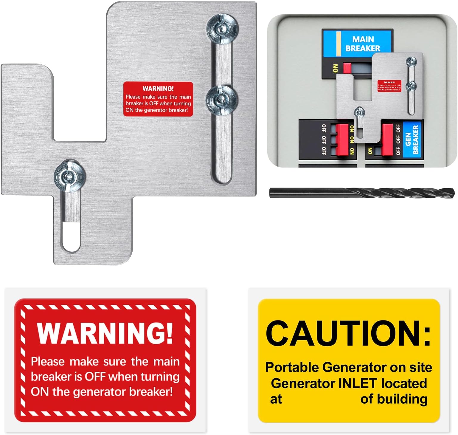 EAT-CH200V GenInterlock Cutler Hammer Generator Interlock Kit Vertical ...